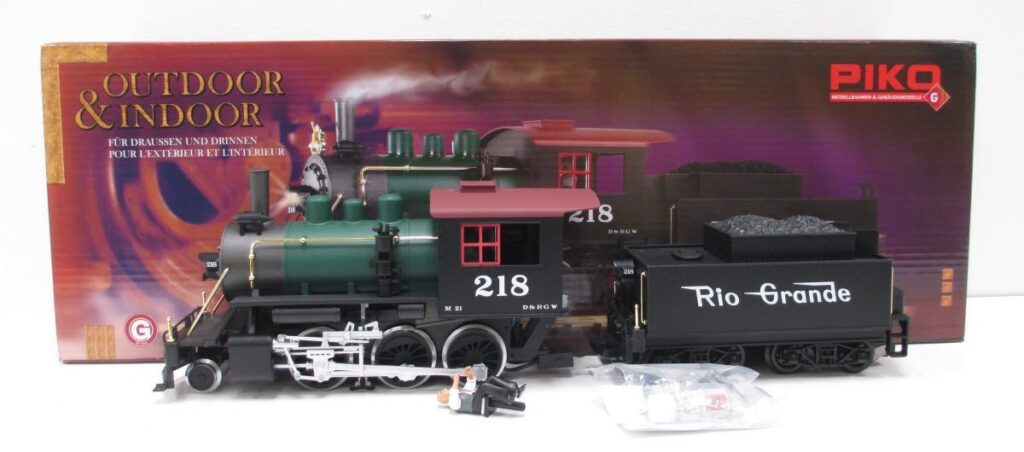2 - New Piko 38210 D&RGW Mogul Steam Locomotive - Midwest Battery, LLC